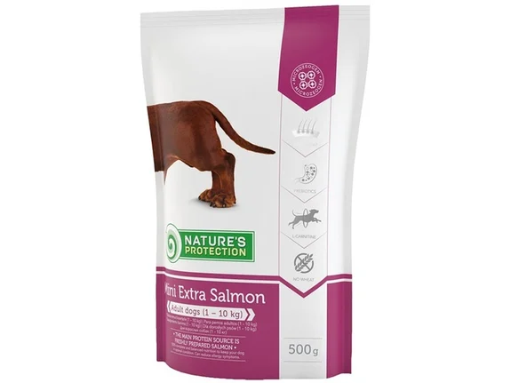 Nature's Protection Super Premium Hrana za pse Mini Adult Losos 500g