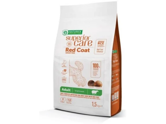 Nature's Protection Superior Care Red coat Hrana za pse Small&Mini Adult Jagnjetina 10kg