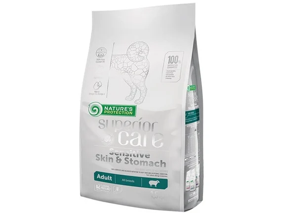 Nature's Protection Superior Care Hrana za pse Sensitive Skin&Stomach Jagnjetina 10kg