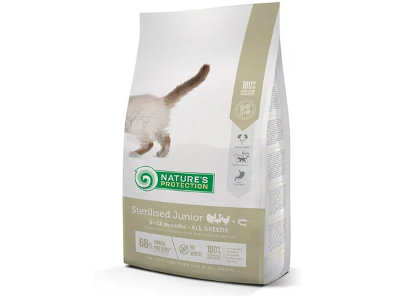 Nature's Protection Super Premium Hrana za mačiće Sterilised Junior 6-12m Živina 2kg