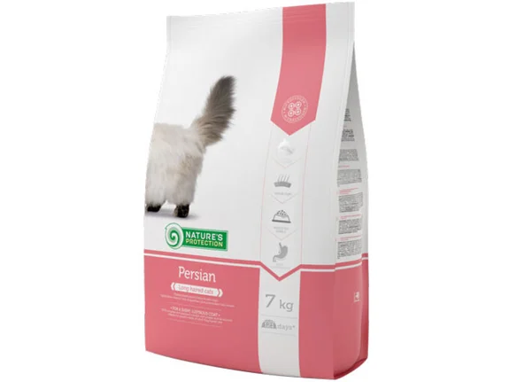 Nature's Protection Super Premium Hrana za mačke Persian Long hair Živina 7kg