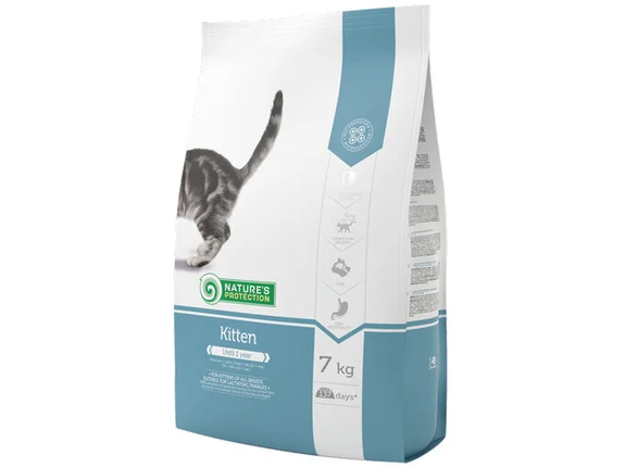 Nature's Protection Super Premium Hrana za mačiće Kitten Živina/Kril 2kg