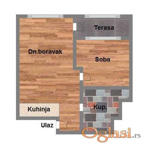 Odlican dvosoban stan na Trandzamentu