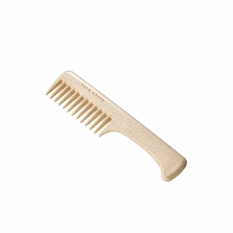 Acca Kappa BEECH WOOD COMB WITH HANDLE