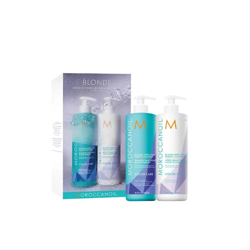 Moroccanoil Purple Duo Set – Shampoo 500 ml + Conditioner 500 ml