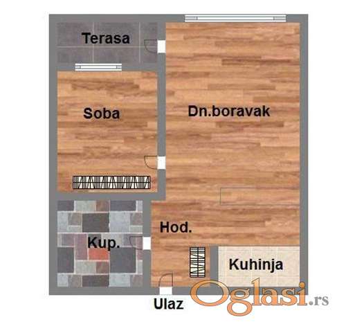 Odličan dvosoban stan - POVOLJNO - 74.400€