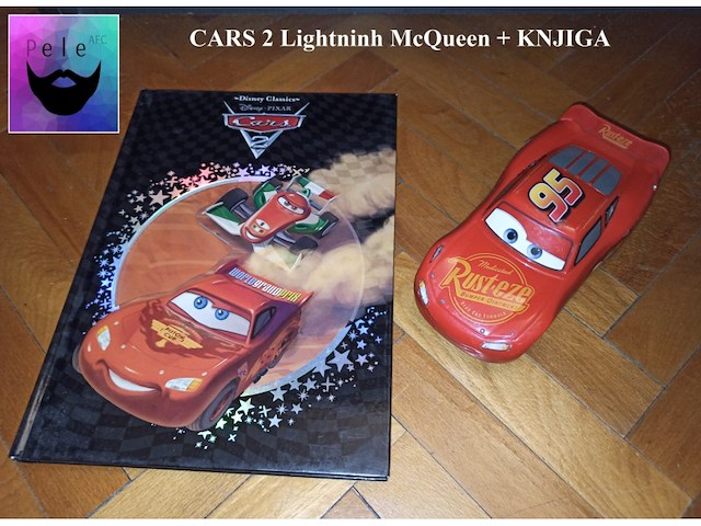 Cars 2 auto Lightning McQueen i KNJIGA - TOP PONUDA