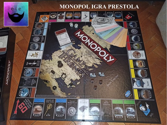 Monopol Igra Prestola Hasbro SRB, HRV, SLO - TOP PONUDA