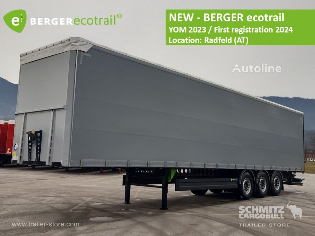 Berger Auflieger Curtainsider Standard poluprikolica sa kliznom ceradom