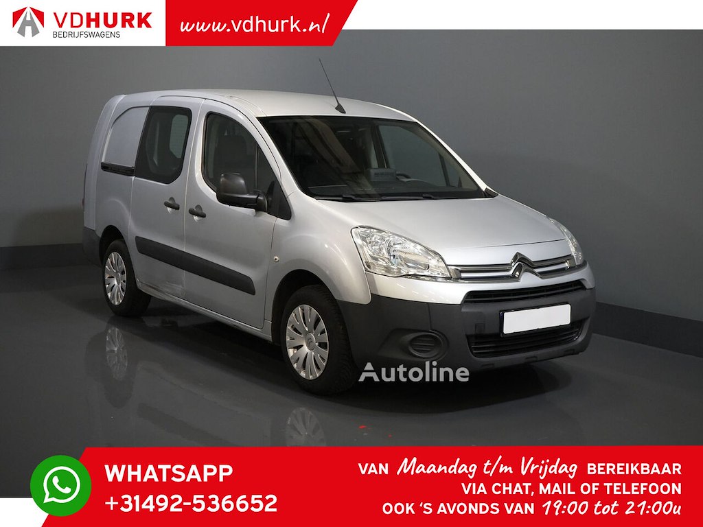 Citroen Berlingo 1.6 HDI 90 pk L2 3 Pers./ NL-auto/ Navi/ Airco/ Trekhaa minibus furgon