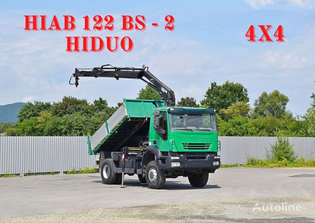 IVECO Stralis 310 + HIAB 122 BS - 2 HIDUO + FUNK* 4x4 kiper