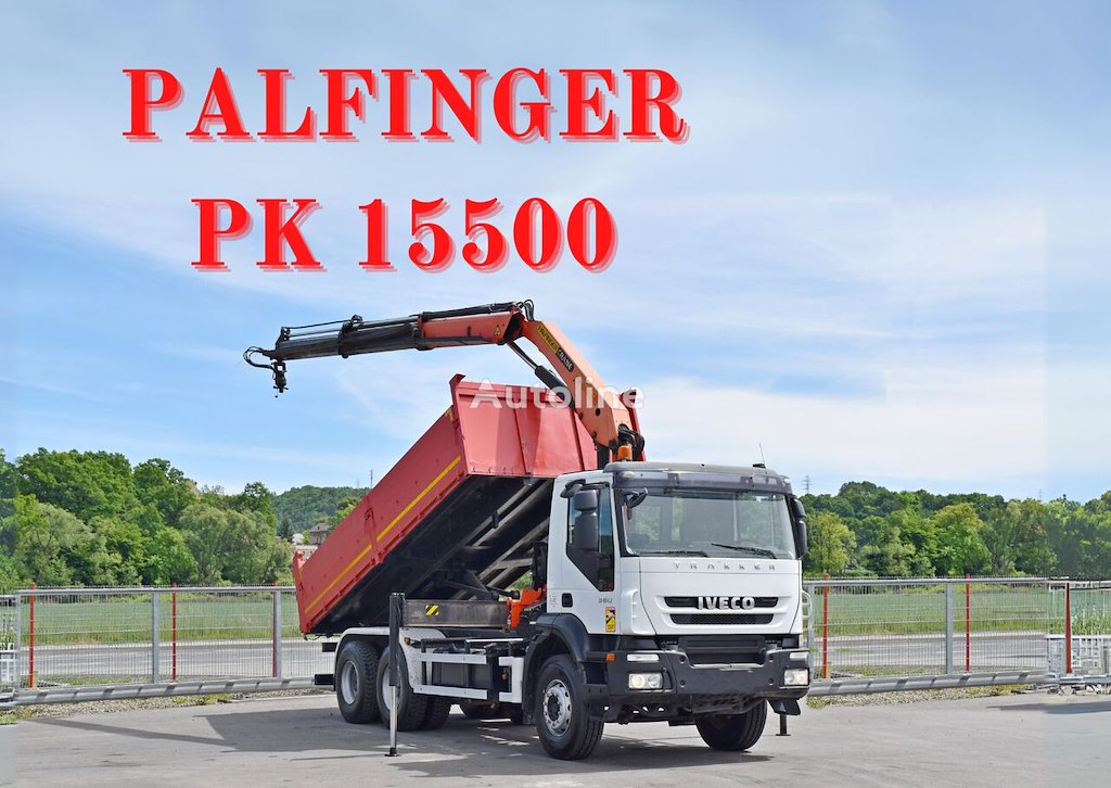 IVECO TRAKKER 360 * KIPPER 5,60 m * PK 15500 + FUNK * 6x4 kiper