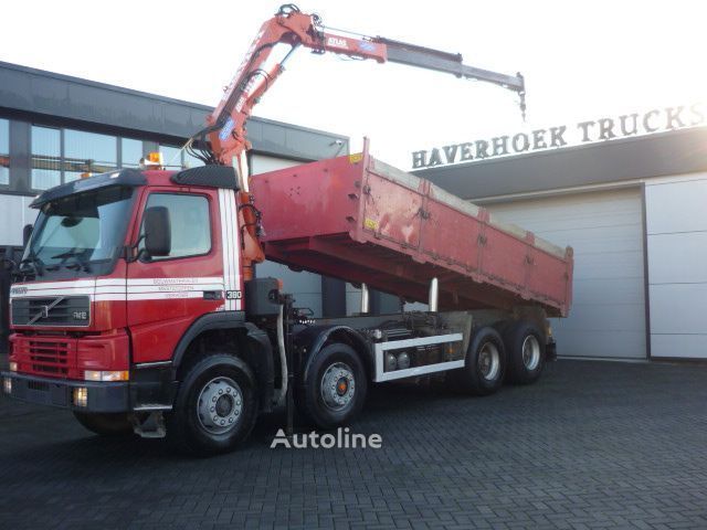 Volvo FM 12.380 8x4 Tipper Crane Atlas Terex 125.2 A2 kiper