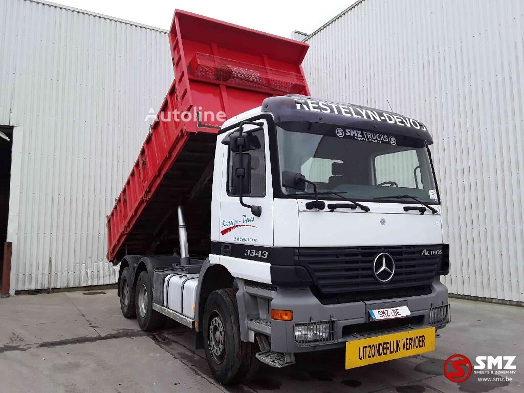 Mercedes-Benz Actros 3343 double system tractor tipper kiper