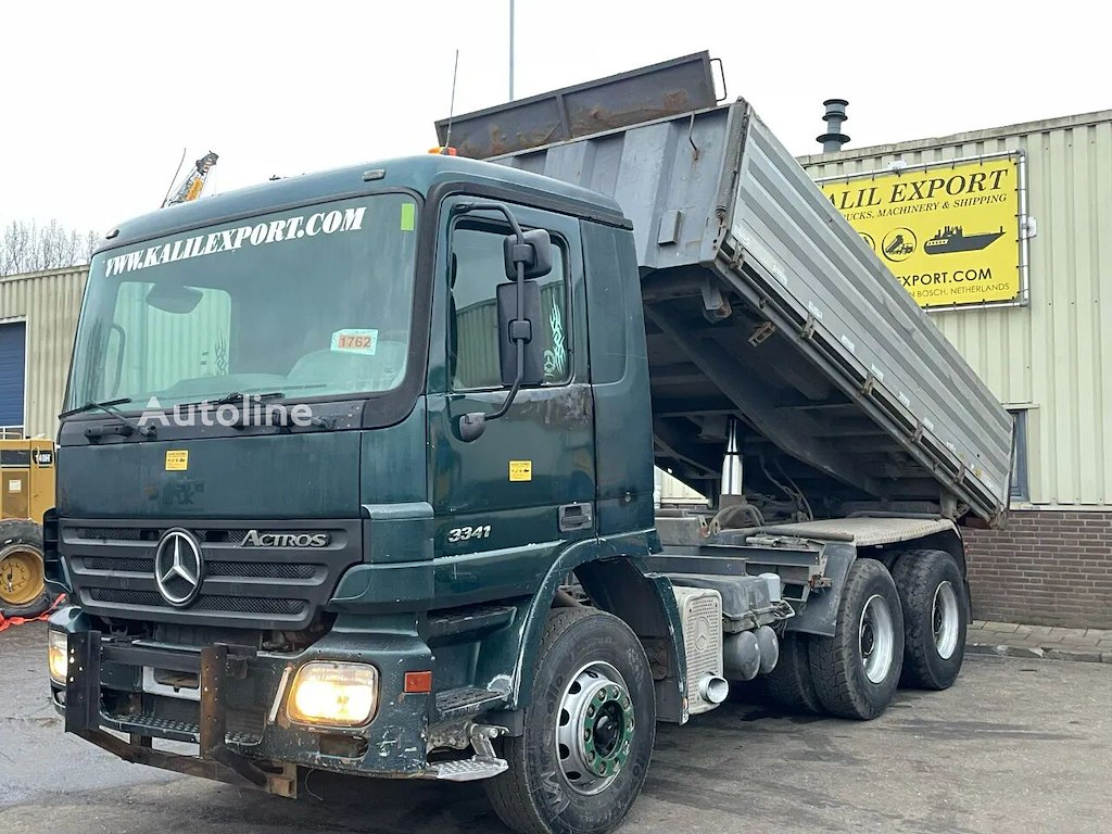 Mercedes-Benz Actros 3341 MP2 Kipper 6x4 V6 Manual Gearbox Full Steel Suspensi kiper