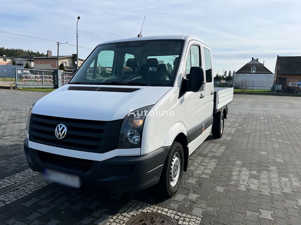 Volkswagen Crafter Doka Brygadówka Skrzynia 7-miejsc Zarejestrowany w PL kamion s ravnom platformom < 3.5t