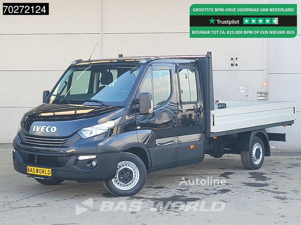 IVECO Daily 35S16 Automaat Dubbel Cabine Euro6 3,5t Trekhaak Airco Cru kamion s ravnom platformom < 3.5t