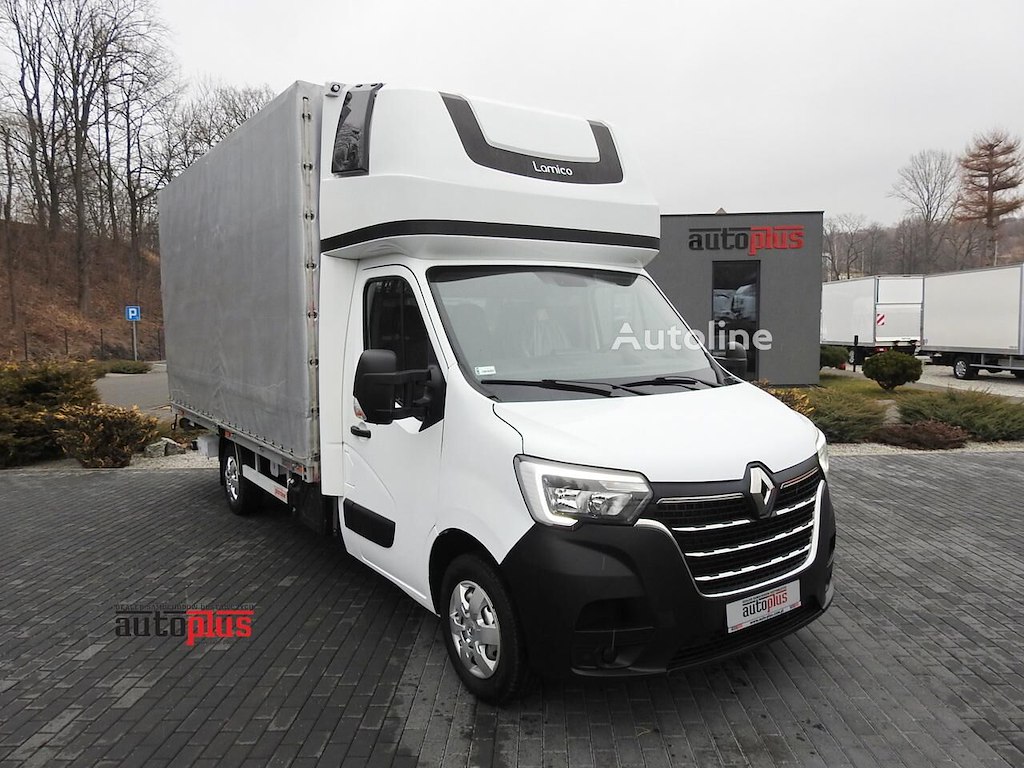 Renault MASTER PLANDEKA WINDA 9 PALET WEBASTO TEMPOMAT KLIMATYZACJA LEDY kamion s ceradom < 3.5t