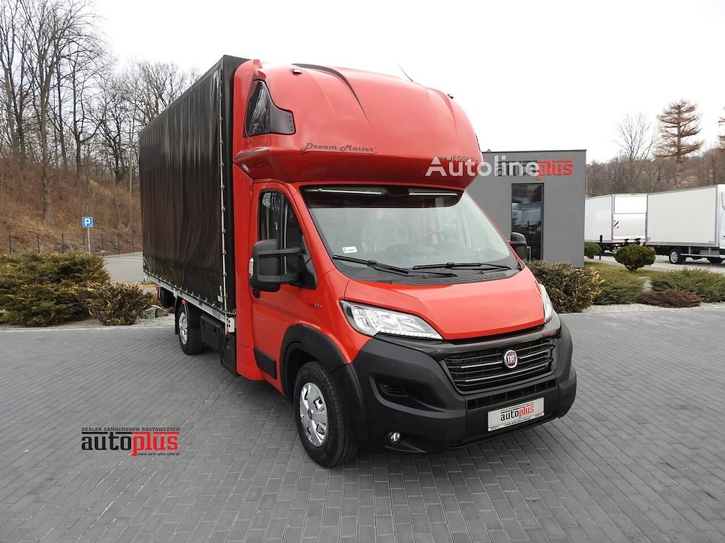 FIAT DUCATO PLANDEKA 10 PALET WEBASTO TEMPOMAT NAWIGACJA KLIMATYZACJA kamion s ceradom < 3.5t