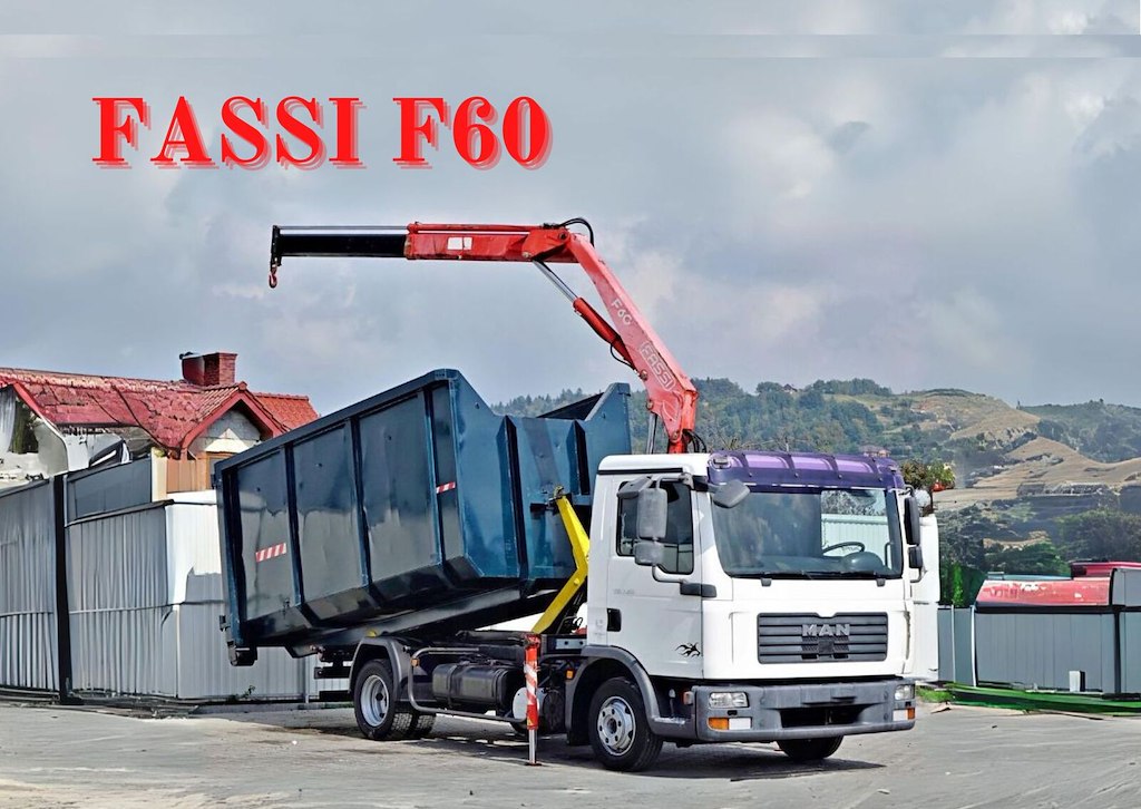 MAN TGL 7.150 + FASSI F60 * TOPZUSTAND kiper