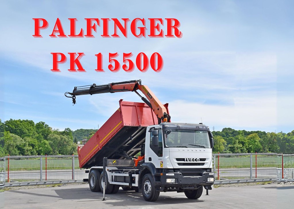 IVECO TRAKKER 360 * KIPPER 5,60 m * PK 15500 + FUNK * 6x4 kiper