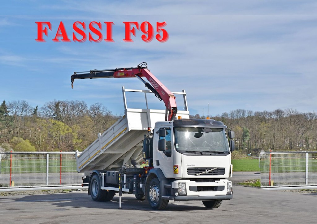 Volvo FL 290 KIPPER 4,90m * FASSI F95A.22 + FUNK * TOP kiper