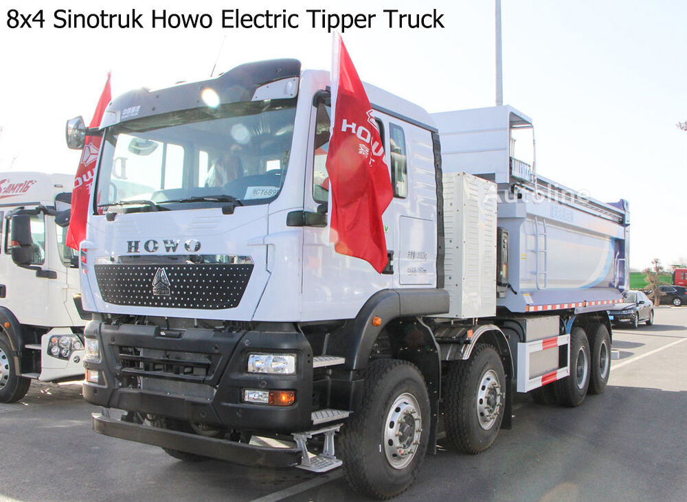 Howo 8x4 Sinotruk Howo Electric Tipper Truck for Sale kiper