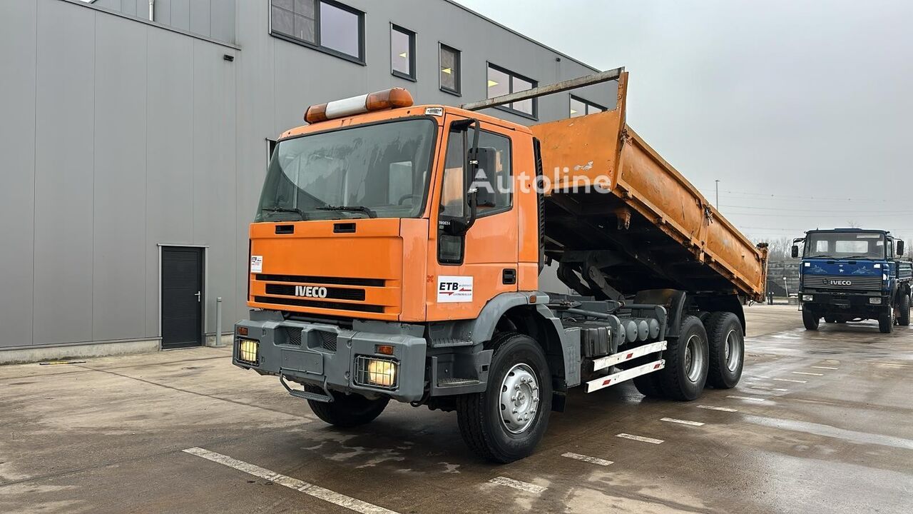 IVECO Eurotrakker 330 E 34 (POMPE MANUELLE / MANUAL PUMP / LAMES / GRA kiper