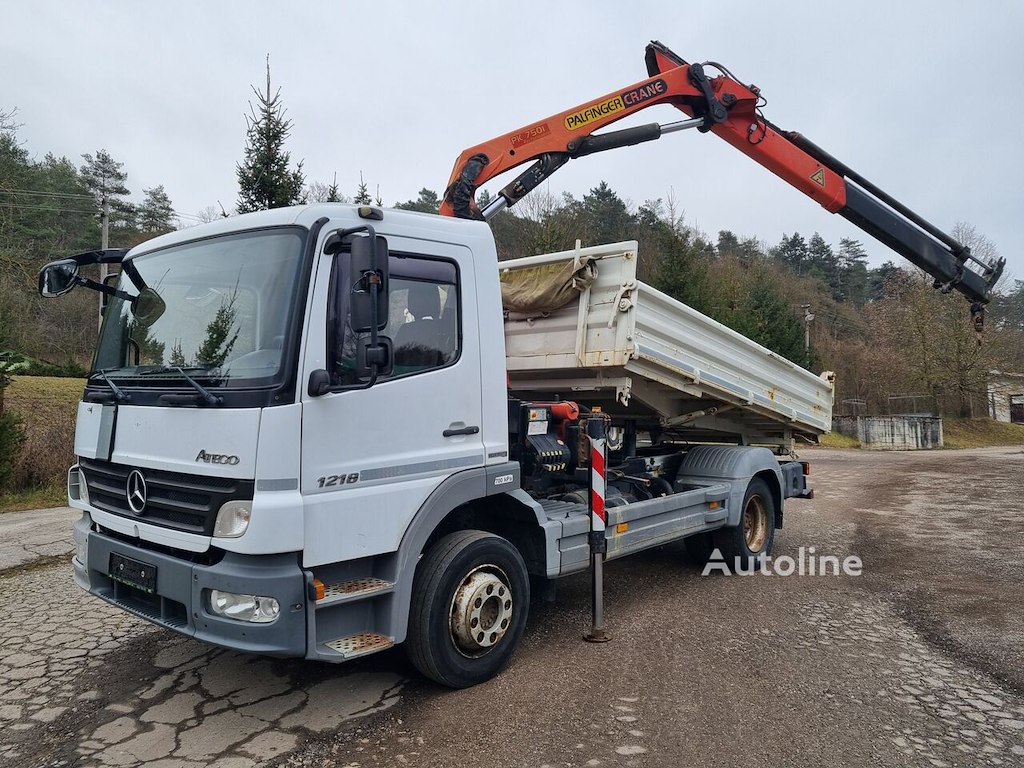 Mercedes-Benz ATEGO 1218 S3 + PALFINGER 7501 original kiper