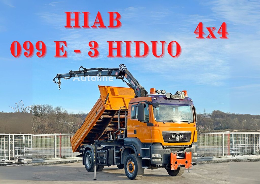 MAN TGS 18.360 * HIAB 099 E-3 HIDUO + FUNK *4x4 kiper