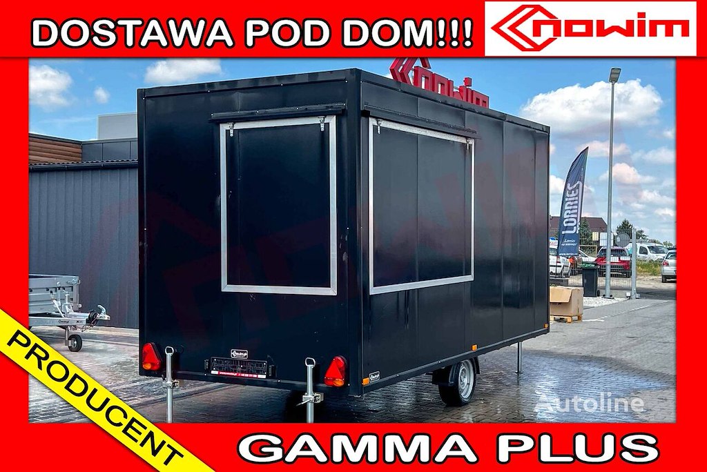 Nova Nowim Przyczepa Gastronomiczna (4,5x2x2,2) foodtruck handlowa prikolica kiosk