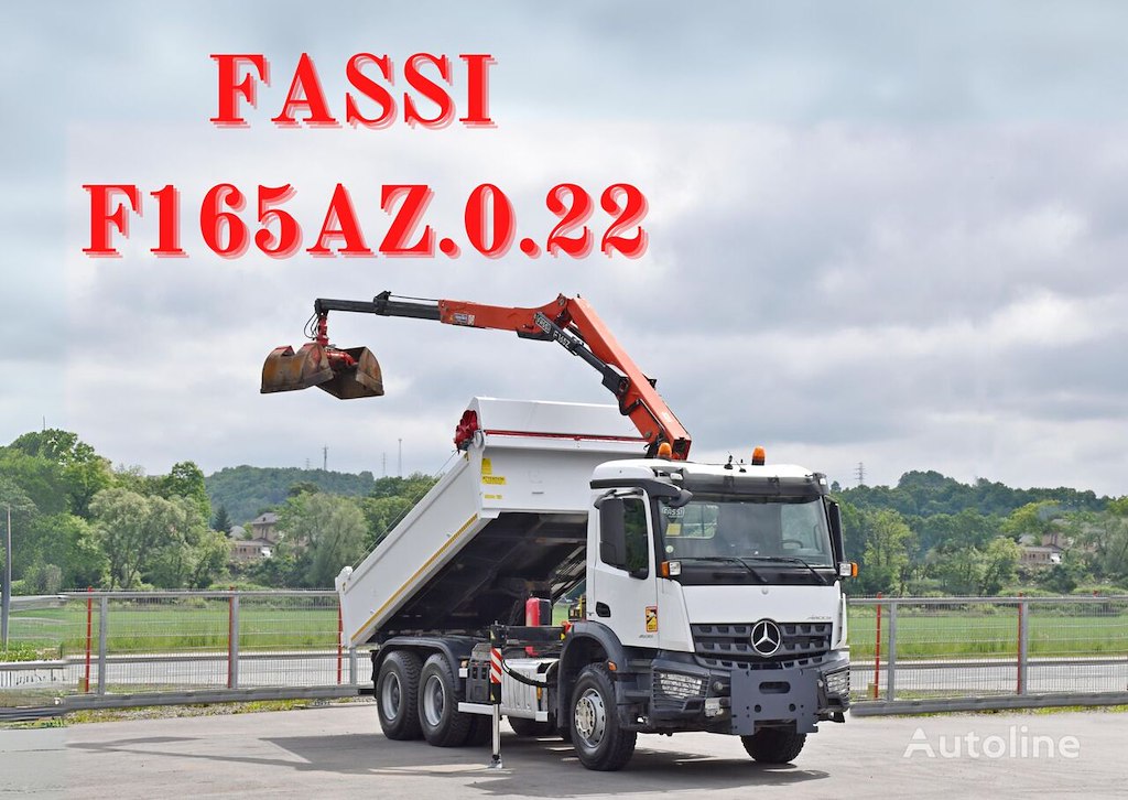 Mercedes-Benz AROCS 2635* FASSI F165AZ.0.22 + FUNK * 6x4 kiper