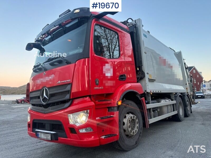 Mercedes-Benz Actros 2543 6x2 1-chamber compactor truck w/ JOAB Anaconda body kamion za smeće