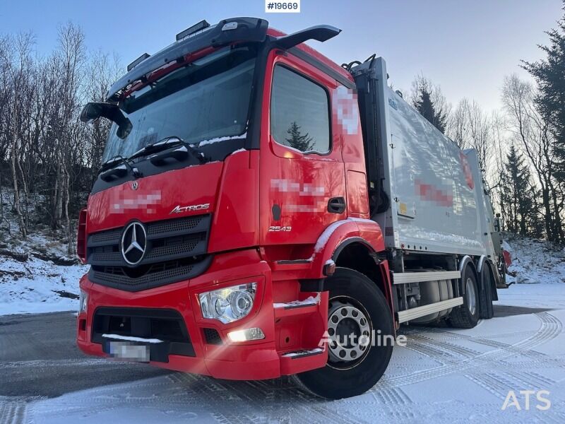 Mercedes-Benz Actros 6x2 1 - chamber compactor truck w/ JOAB Anaconda supercon kamion za smeće