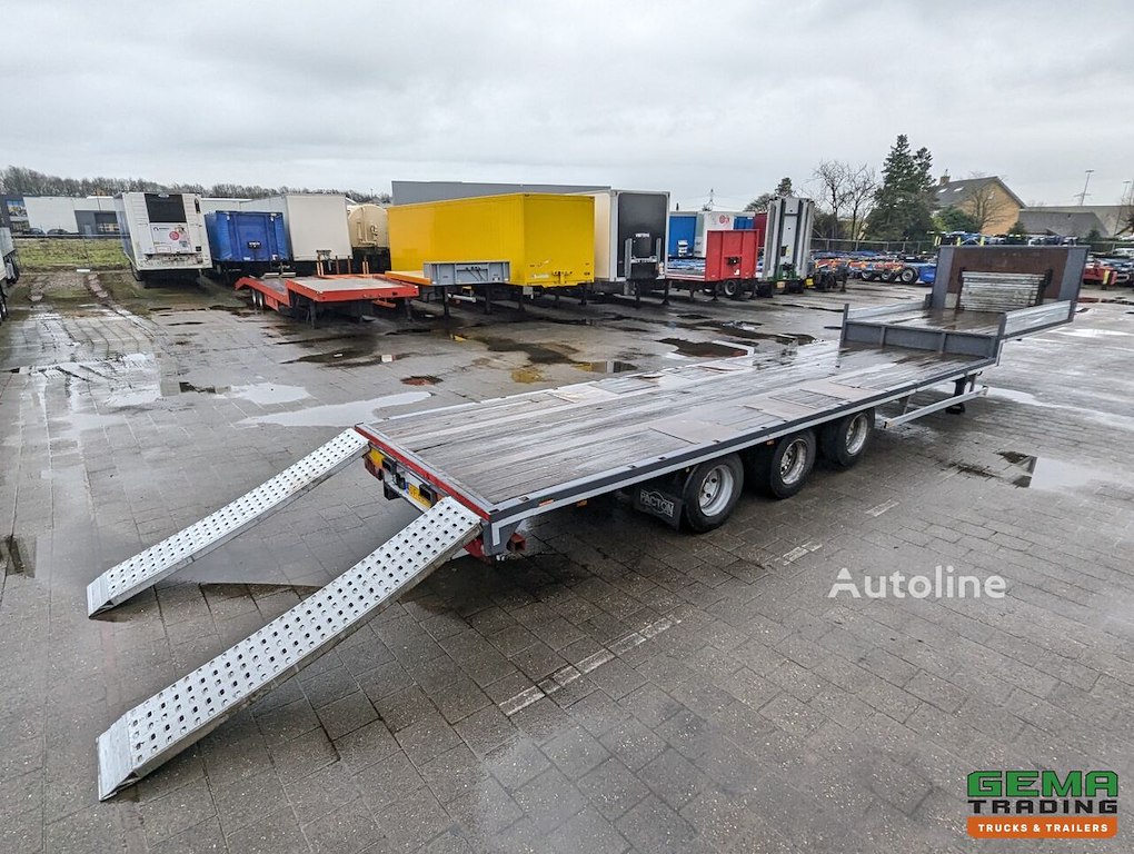 Pacton SXD 339 3-Axle BPW - Semi-Low Loader - Lift-Axle - Stanchions - poluprikolica sa niskom platformom