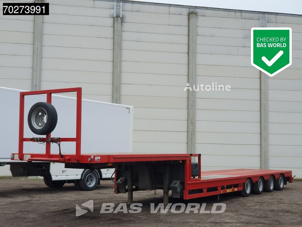 Broshuis Extendable 2xLift+ 2xLenkachse SAF poluprikolica sa niskom platformom