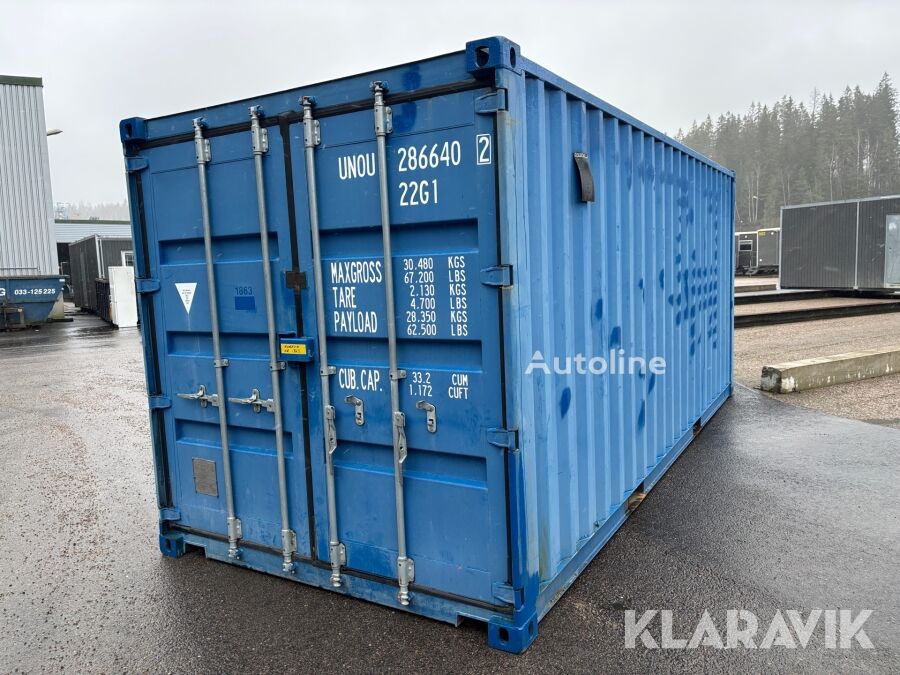 Prodaje se Förrådscontainer isolerad 20-fot Sjöfart kontejner 20 stopa na aukciji