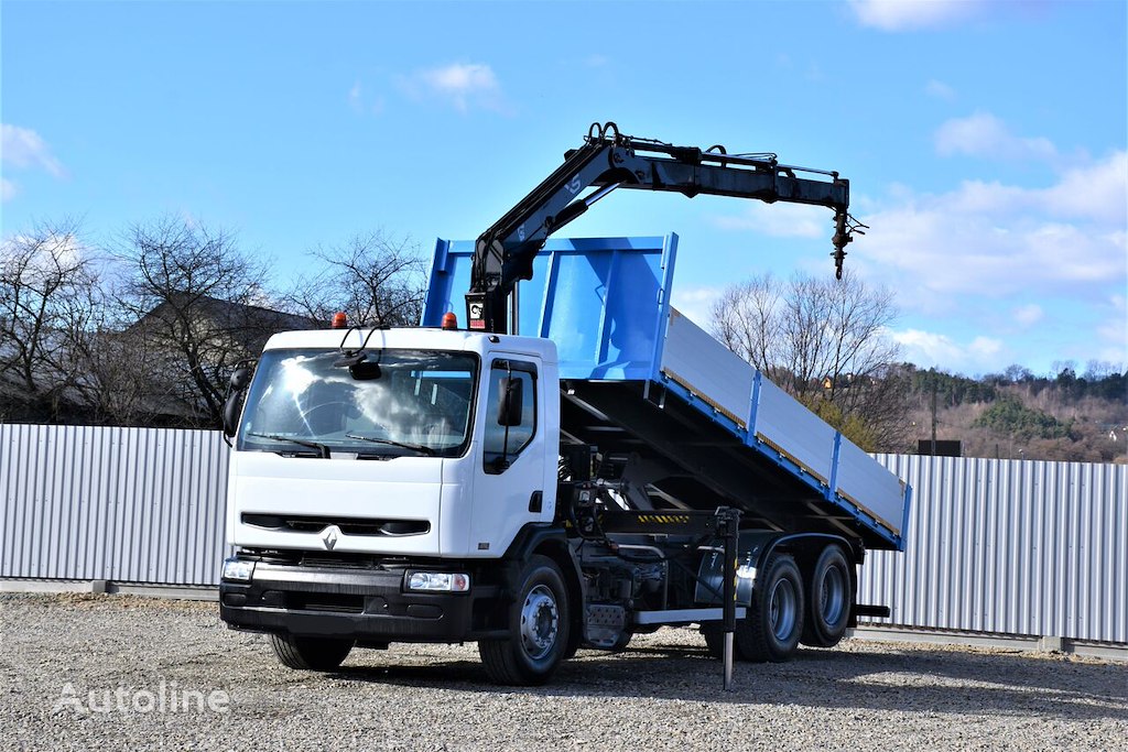 Renault Premium 320 *KIPPER 6,30m+HIAB 122B-2 DUO kiper