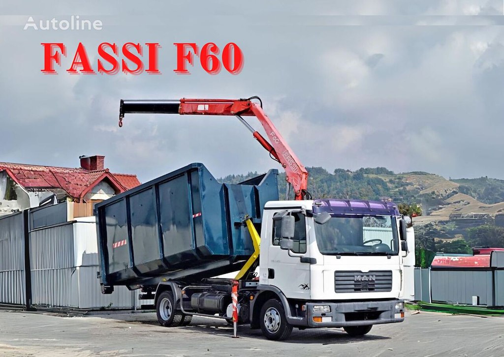 MAN TGL 7.150 + FASSI F60 * TOPZUSTAND kiper