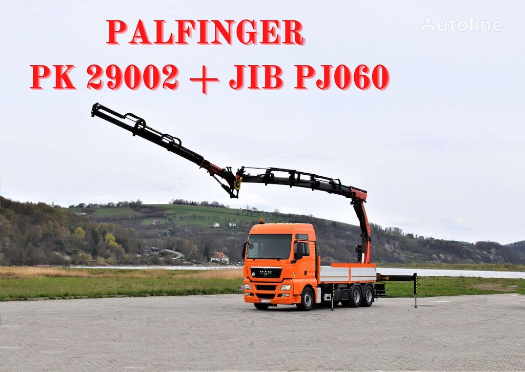 MAN TGX 28.540 JIB PJ060/FUNK kamion s ravnom platformom