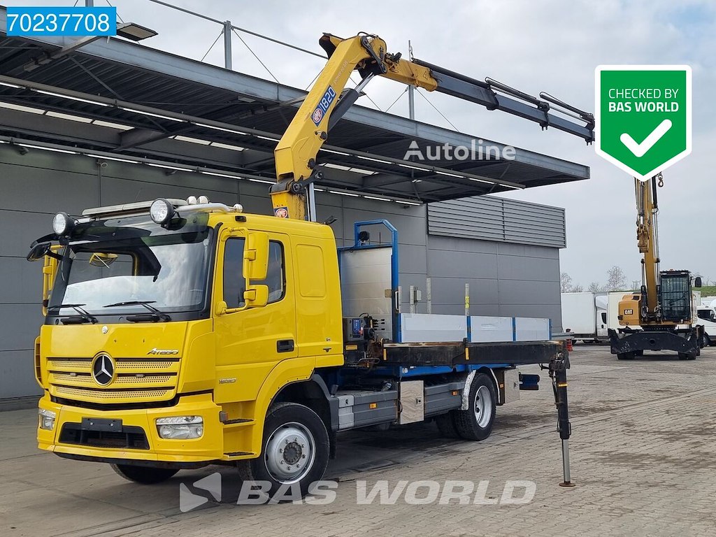 Mercedes-Benz Atego 1530 4X2 HMF 1820-K5 Crane Kran Remote Automatic Euro 6 kamion s ravnom platformom