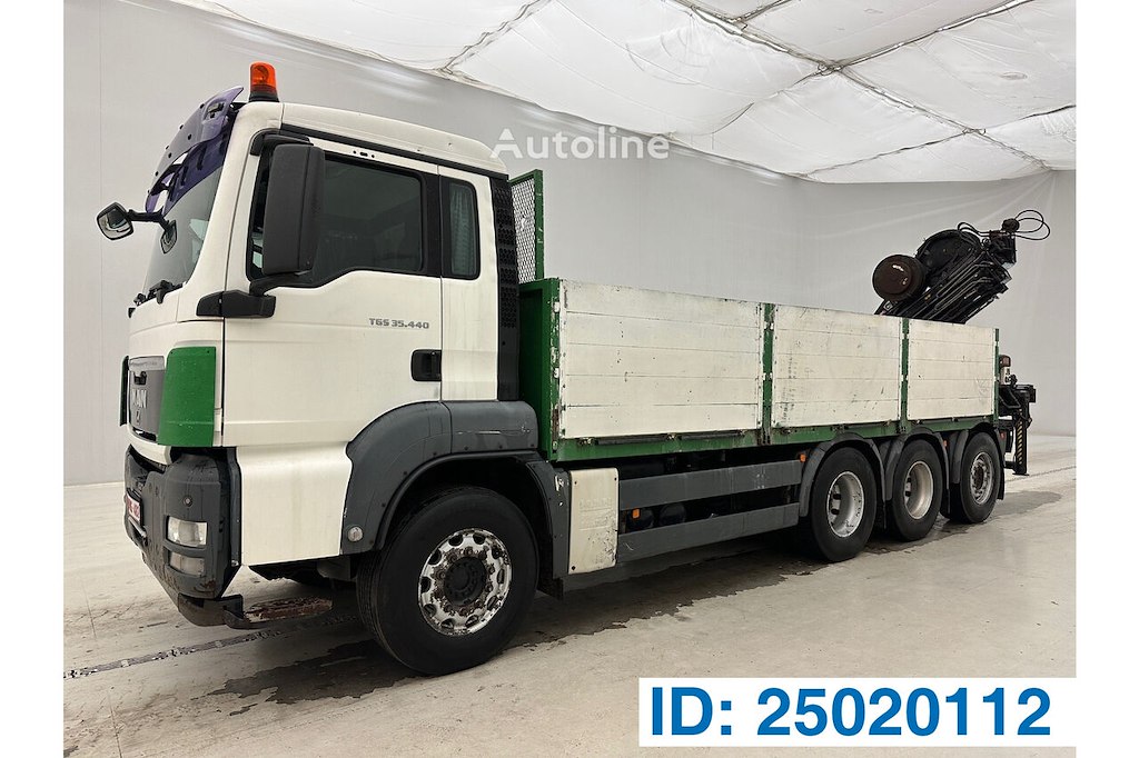 MAN TGS 35.440 - 8x4 kamion s ravnom platformom