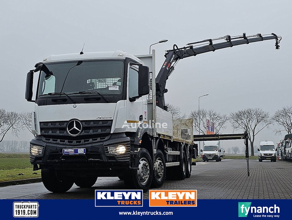 Mercedes-Benz AROCS 3240 HIAB 232ES5 kamion s ravnom platformom