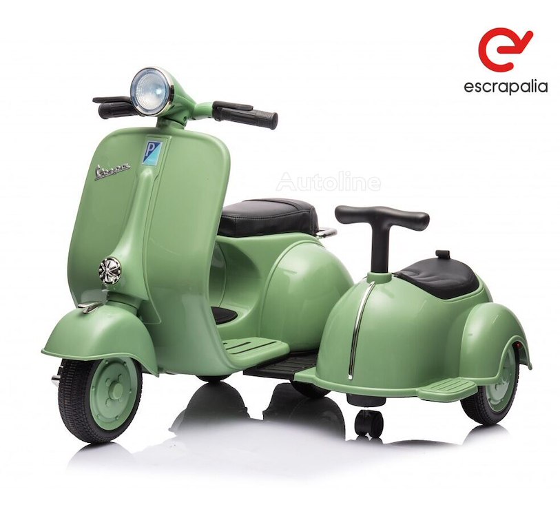 Prodaje se Moto Vespa Electrica con Sidecar para 2 Niños (Nueva) skuter na aukciji