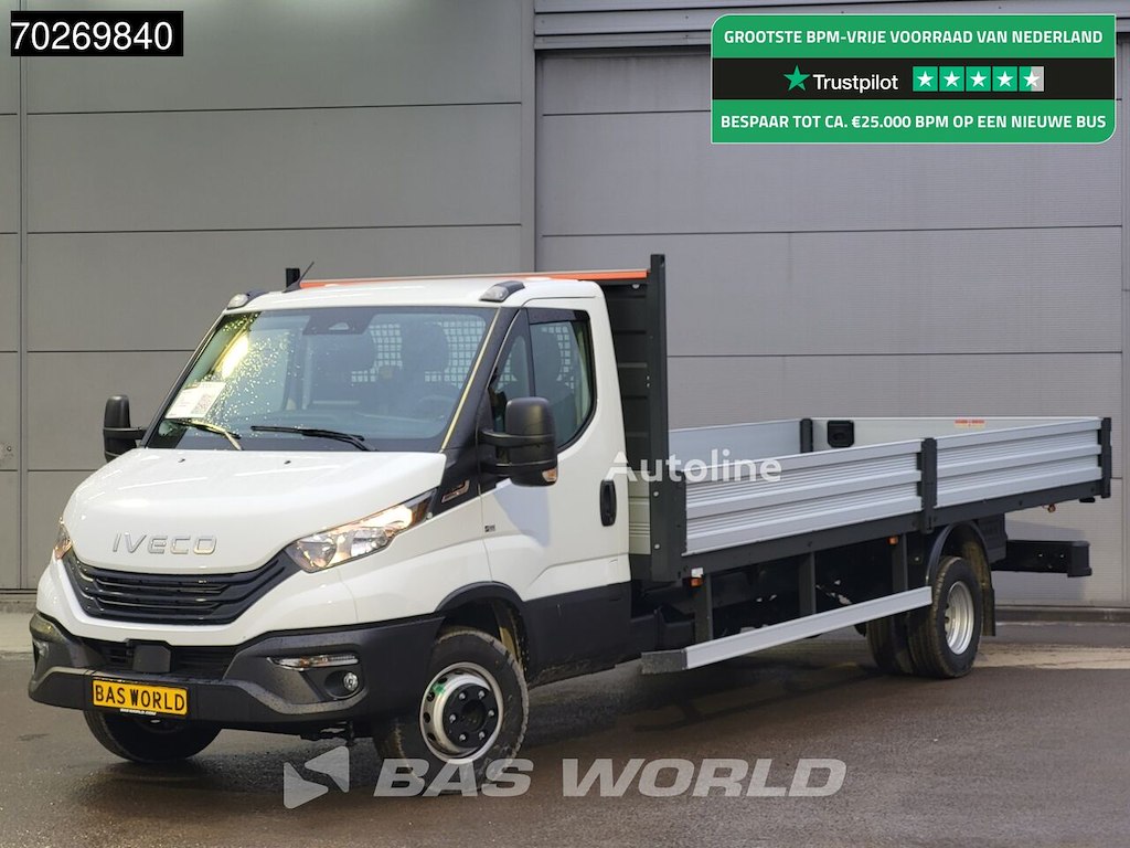 Novi IVECO Daily 70C18 3.0L Automaat 525cm Open laadbak XXL Tacho ACC Navi kamion s ravnom platformom