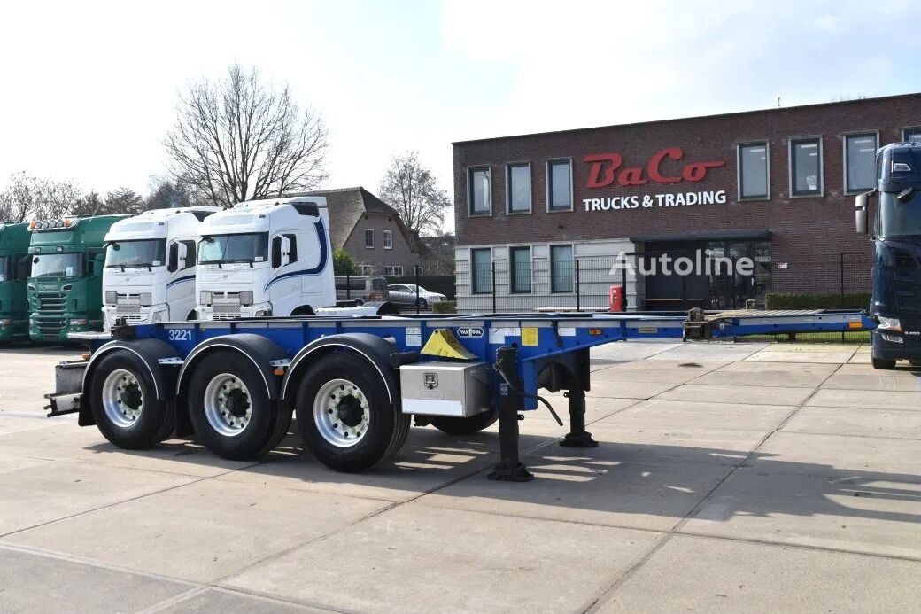 Van Hool A3C002 - ADR FL - 20 FT SWAP - LIFT AXLE - BPW AXLES - DISC BRAK poluprikolica za prevoz kontejnera