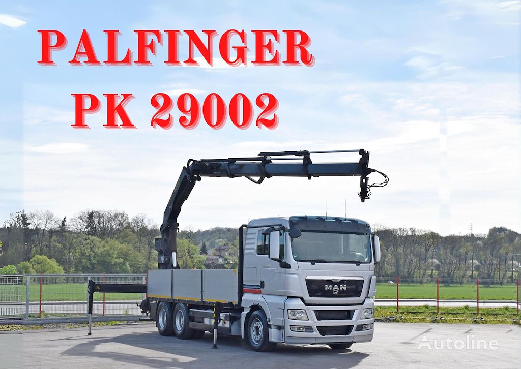 MAN TGX 26.440 Pritsche 6,40 m* PK 29002+FUNK *6x4 kamion s ravnom platformom