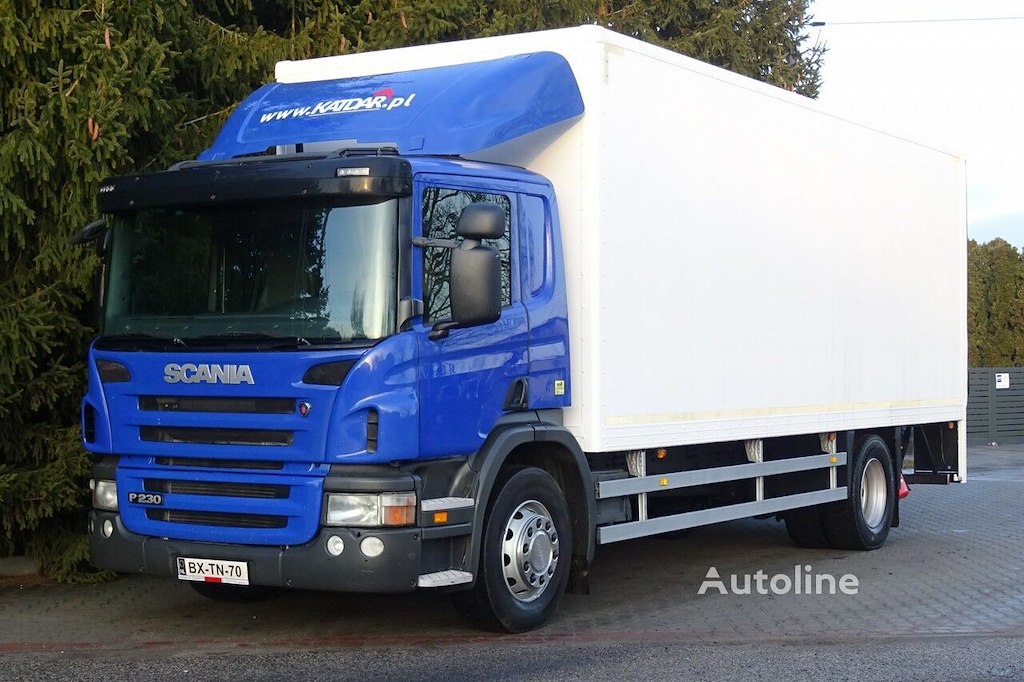 Scania P 230 Euro 5 kontener z windą sprowadony!! 9.3dm³ kamion furgon