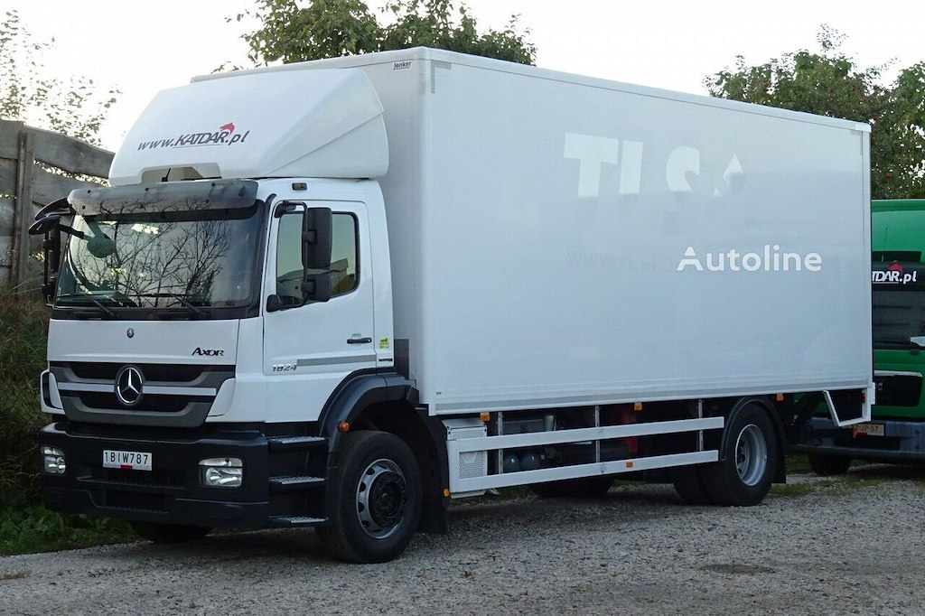 Mercedes-Benz Axor 1824 Euro 5 Kontener 18 palet winda klapa, sprowadzony 6.8d kamion furgon