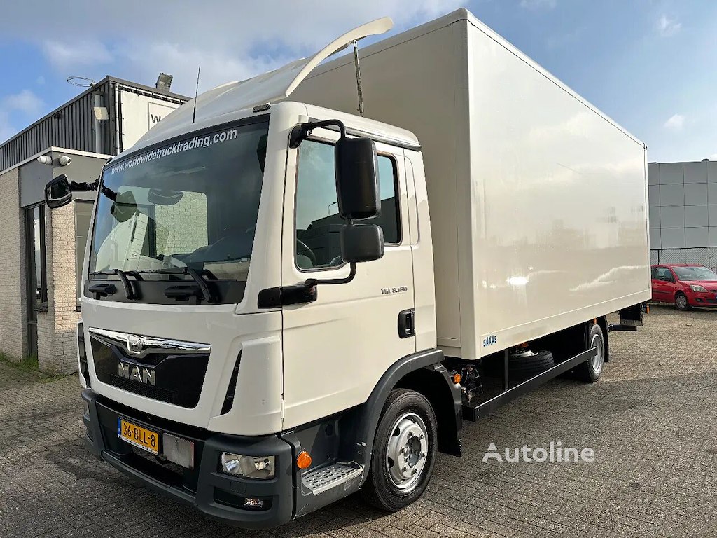 MAN TGL 8 180 + LIFT + AIRCO + APK/TUV + 3 SEATS + EURO 6 + NL TRUCK kamion furgon